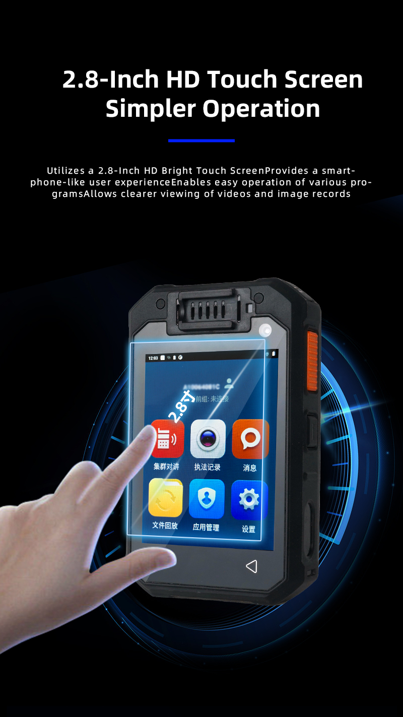 China DSJ-v9 5G INTELLIGENT BODY WORN CAMERA manufacturers and Factory ...